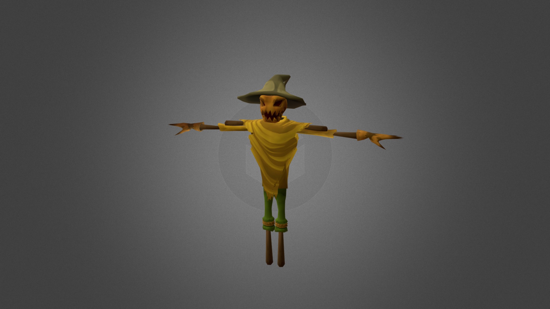 Scarecrow Rigged - 3D model by Spinker (@nowyce) [da564c3] - Sketchfab