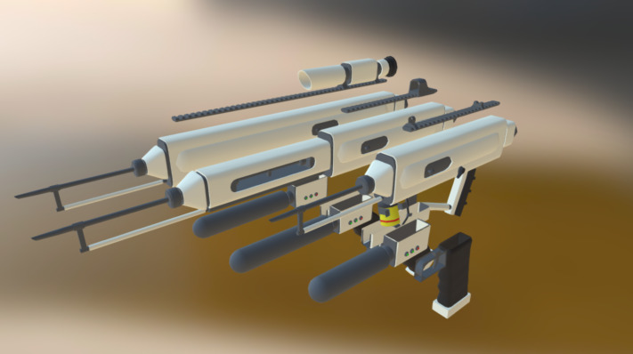 Injector (modifiable toxin weapon) - 3D model by FluffThorrent [da56582 ...