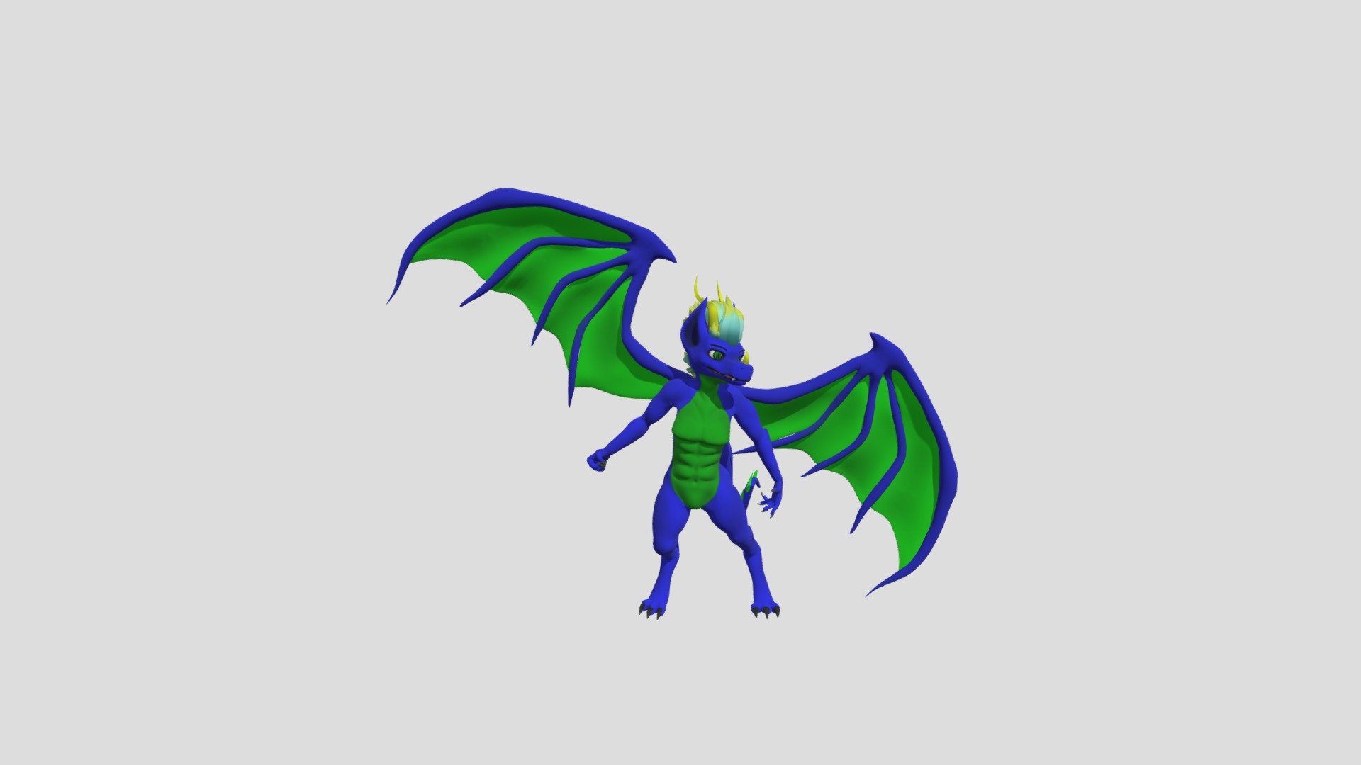 Dragon Stand Pose - 3D model by Teiozemo [da5668e] - Sketchfab