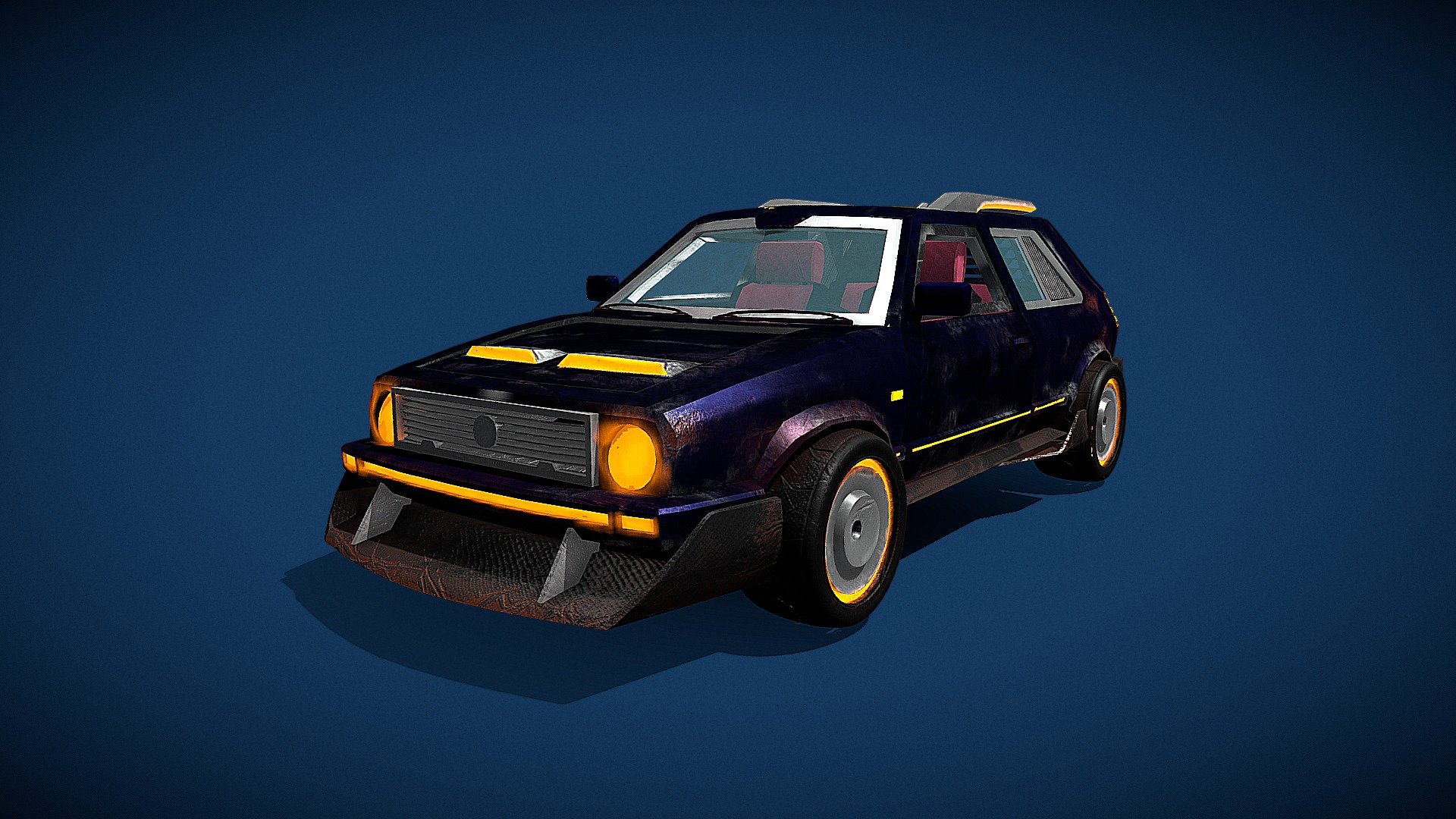 Volkswagen Golf in Cyberpunk 2077 - 3D model by igorembacsgo ...