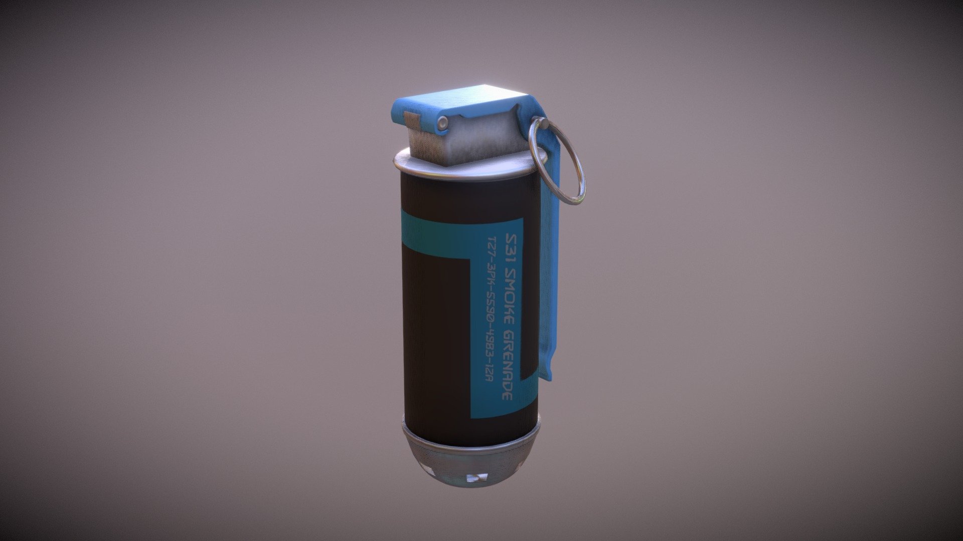 Smoke grenade - 3D model by Yazukard [da5a3dd] - Sketchfab