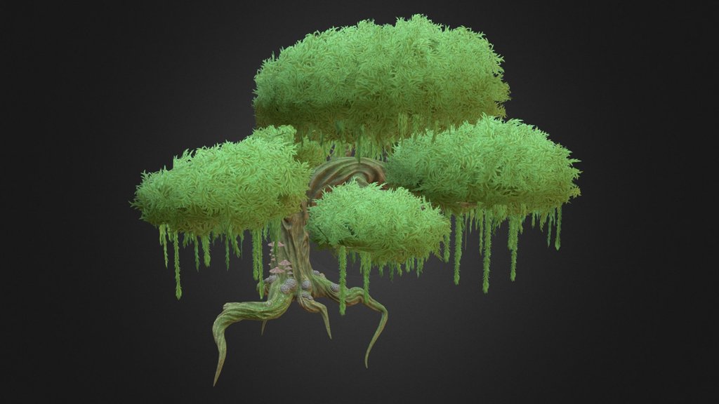 Stylized Tree - A 3D model collection by andrewjohnbacatan - Sketchfab