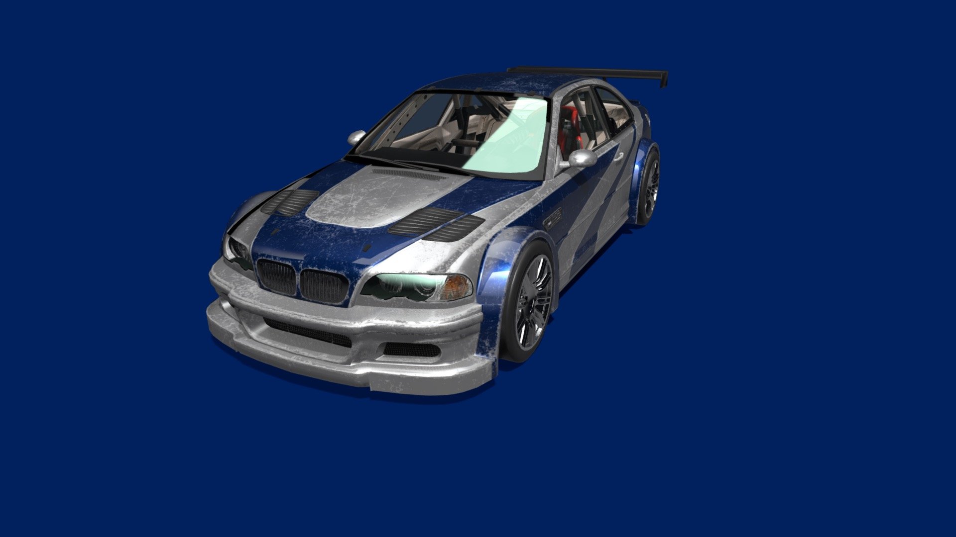 BMW M3 GTR NFSMW (E46) - Download Free 3D model by Mona x Supercars ...