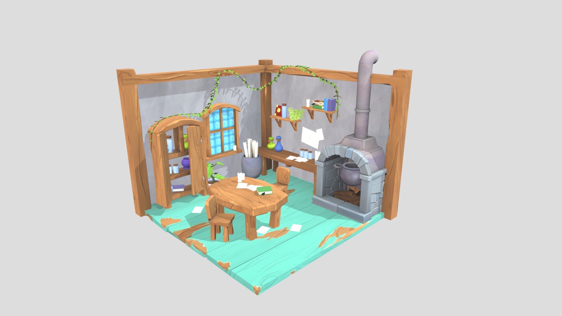 The Apprentice Workshop - 3D model by JulianSteiger [da5c44b] - Sketchfab
