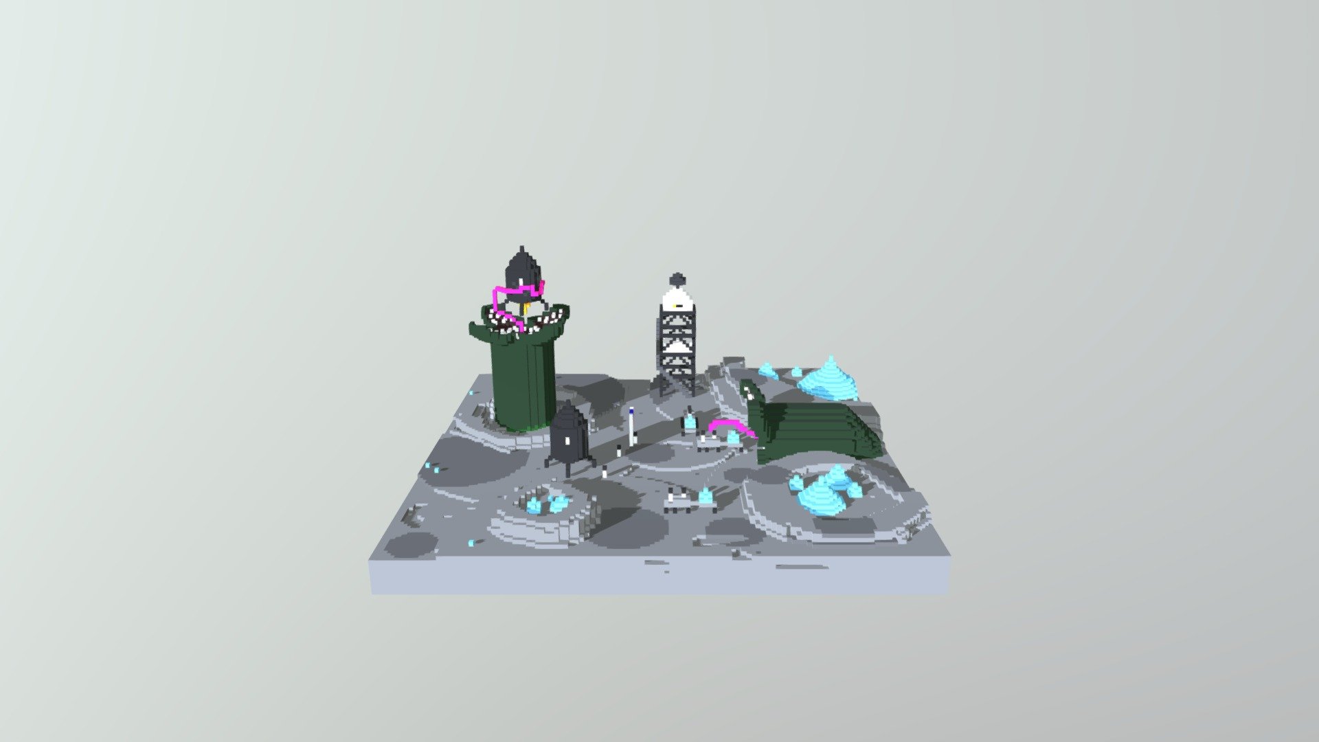 GR4 Environnement - 3D model by Cf3D [da5c80f] - Sketchfab