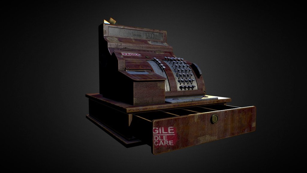 Cash Register 3D Model - 3D model by Morrissey Alexander (@reckzilla ...