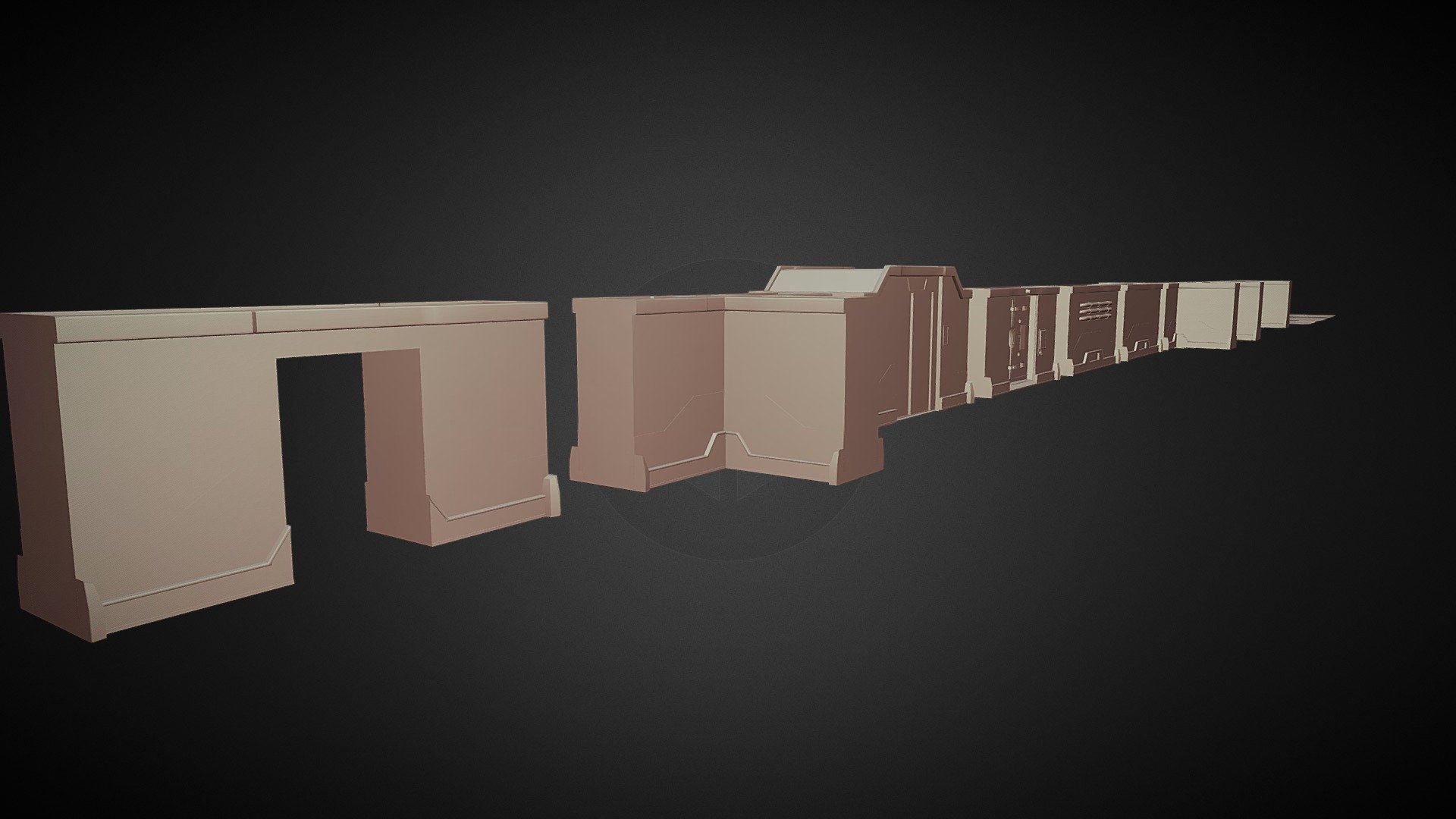 Walls - 3D model by Robin (@529193) [da5eab0] - Sketchfab