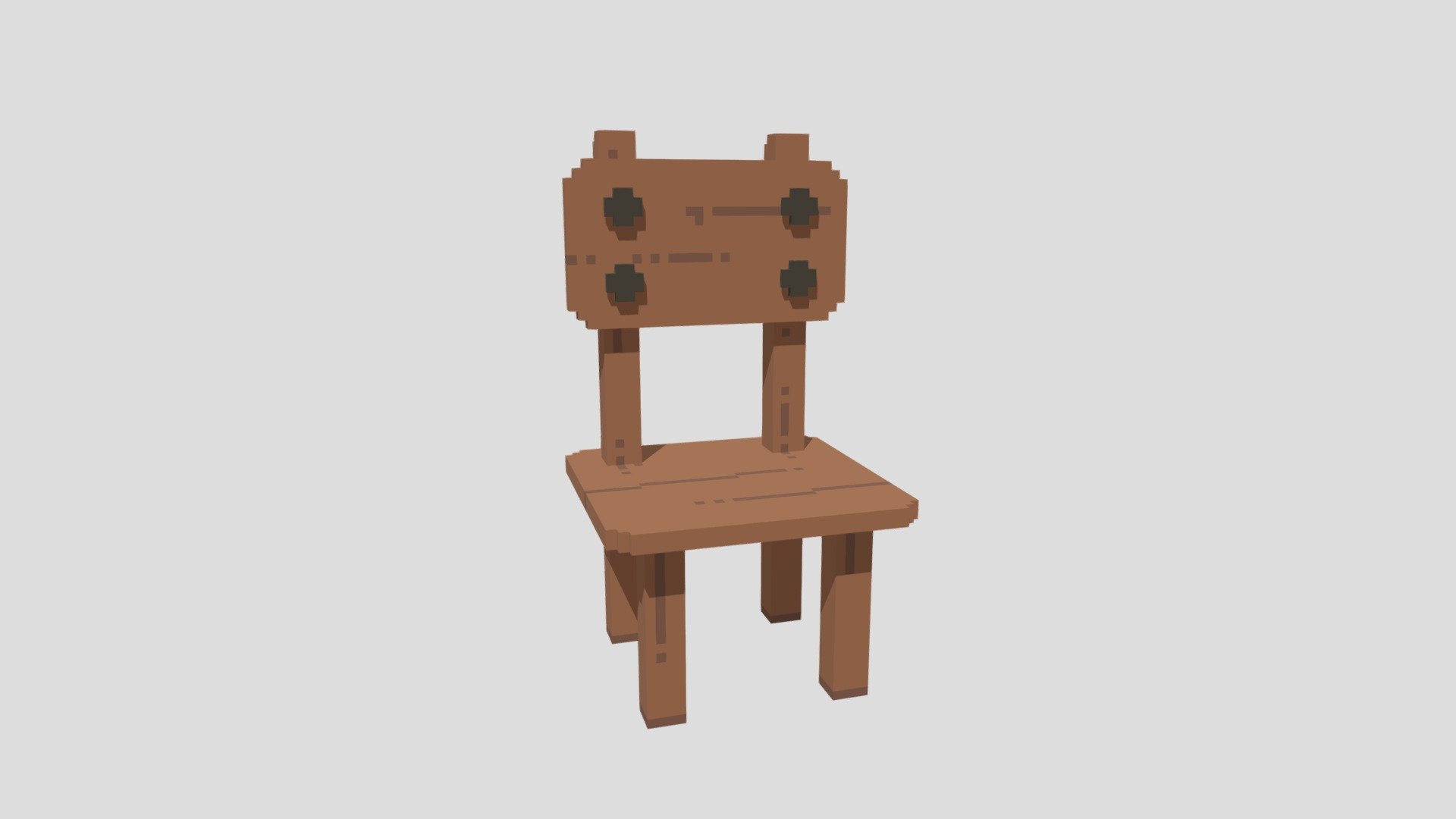 Voxel Chair - Download Free 3D model by Gundy (@RomualdDubois) [da5f9c0 ...
