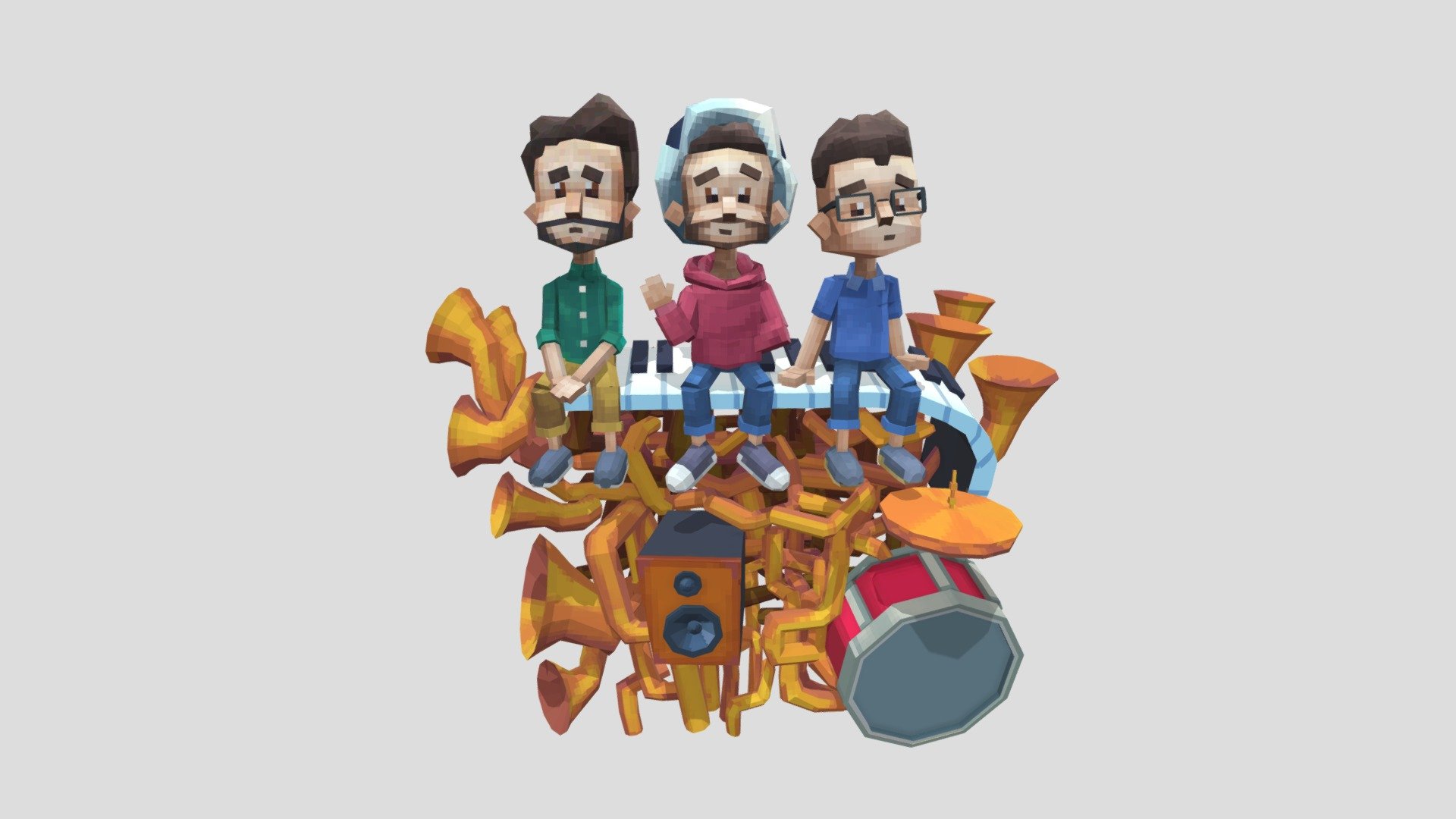 AJR Neotheater Blockbench recreation - 3D model by Creativities ...