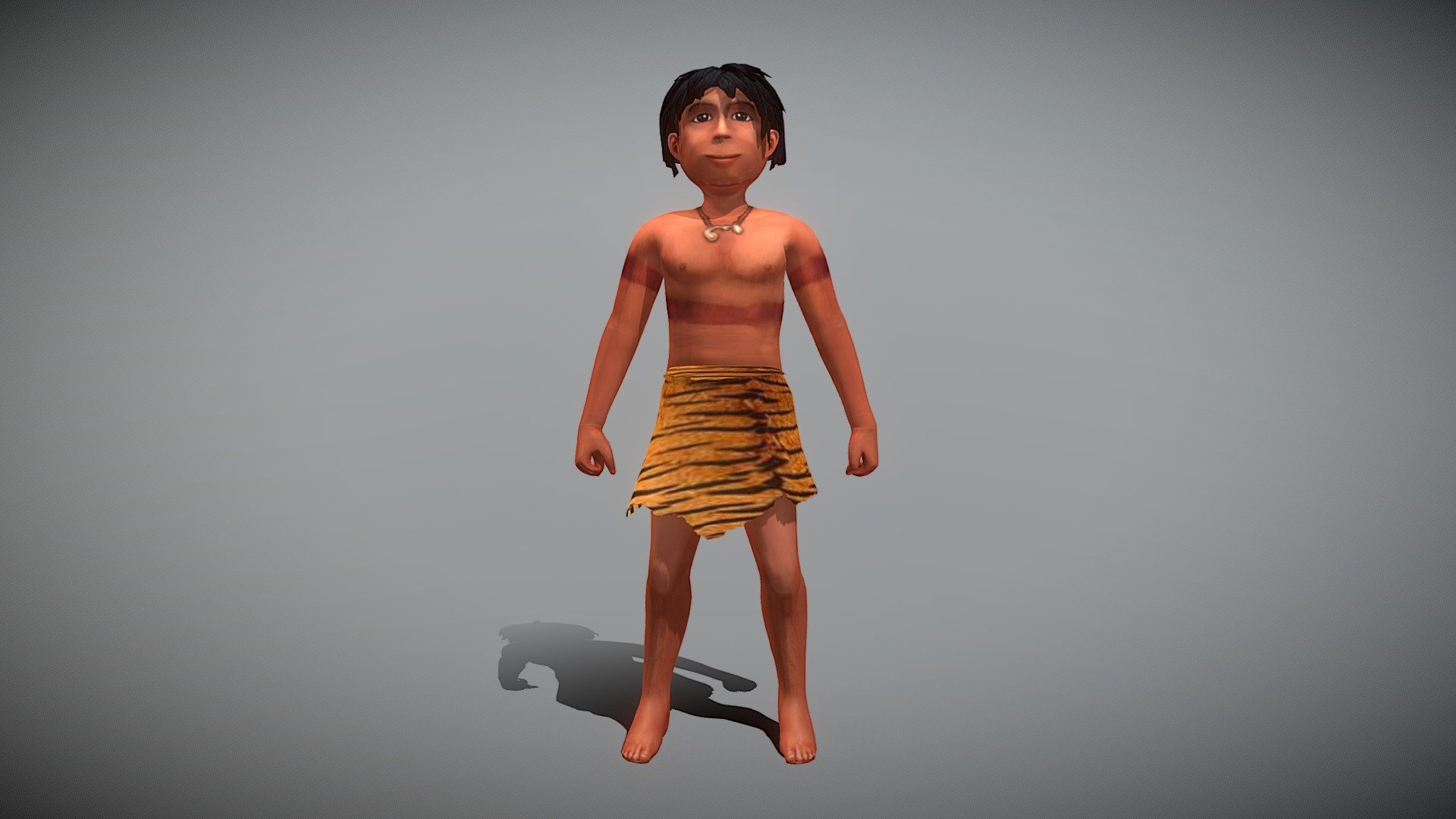 Caveman Boy - Buy Royalty Free 3D model by Zhang Shangbin ...
