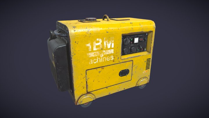 Generator 3D models - Sketchfab
