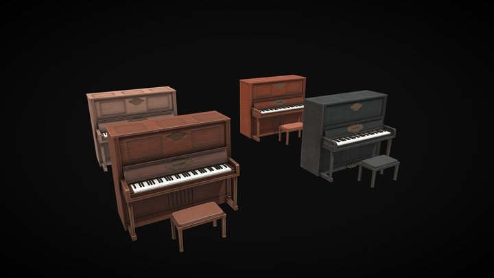 Piano 3D models - Sketchfab
