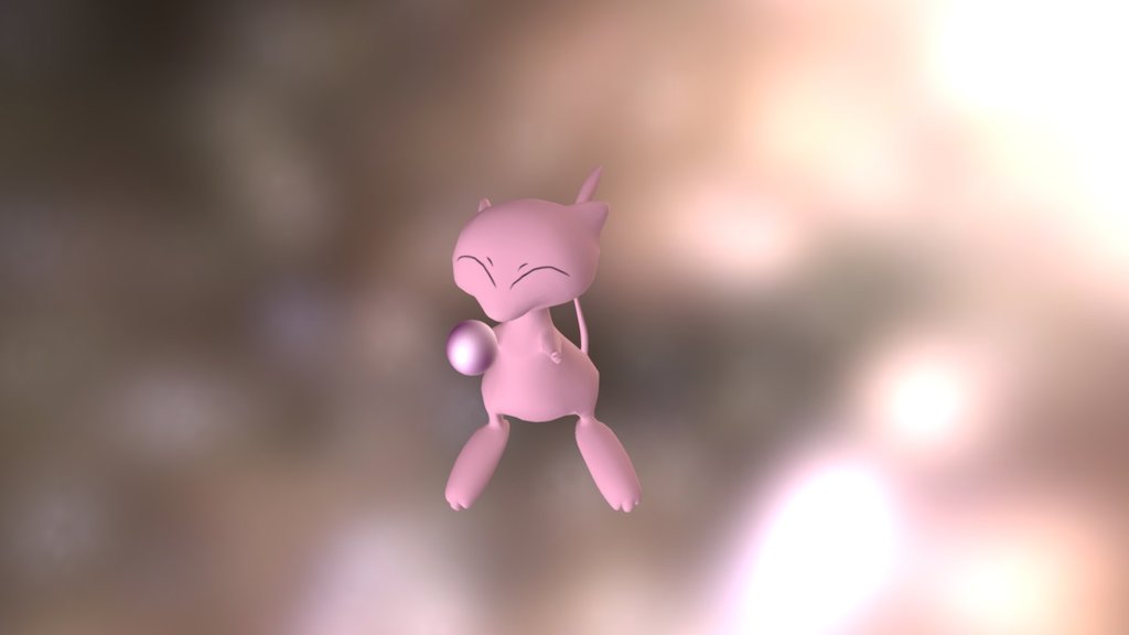 Mew - 3D model by martigr96 [da62fdd] - Sketchfab