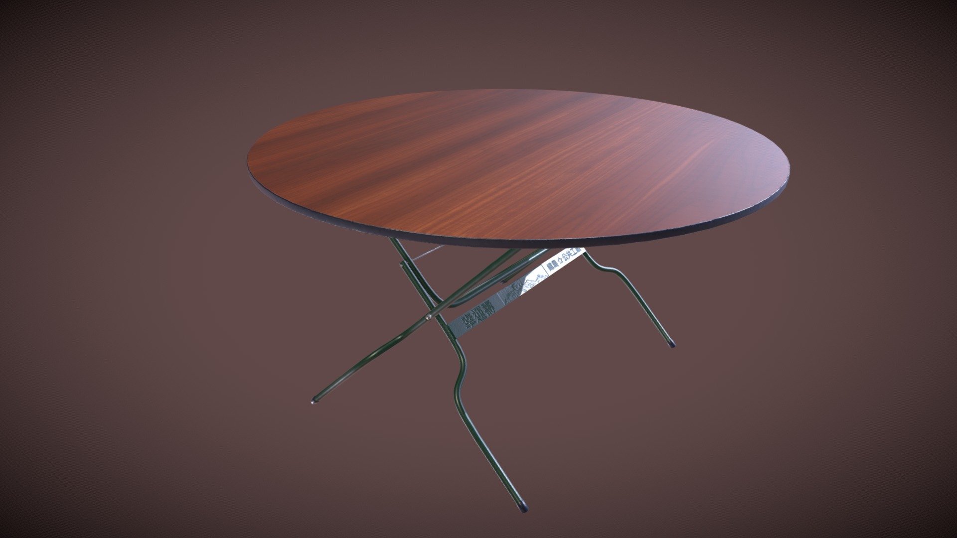 Folding Table (Rigged) - 3D model by John Logue (@Logue3D) [da65009 ...