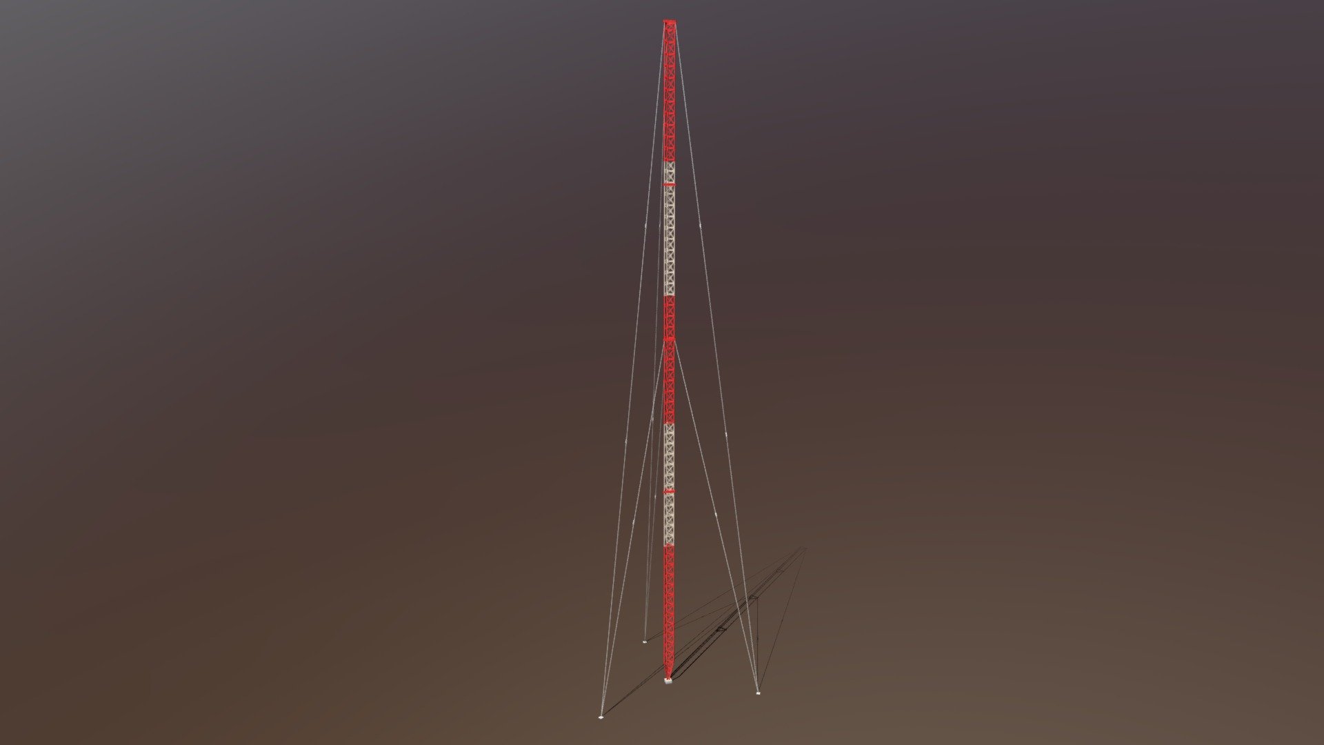 Radio Transmitter Mast - 3D model by drednorzt [da6578b] - Sketchfab
