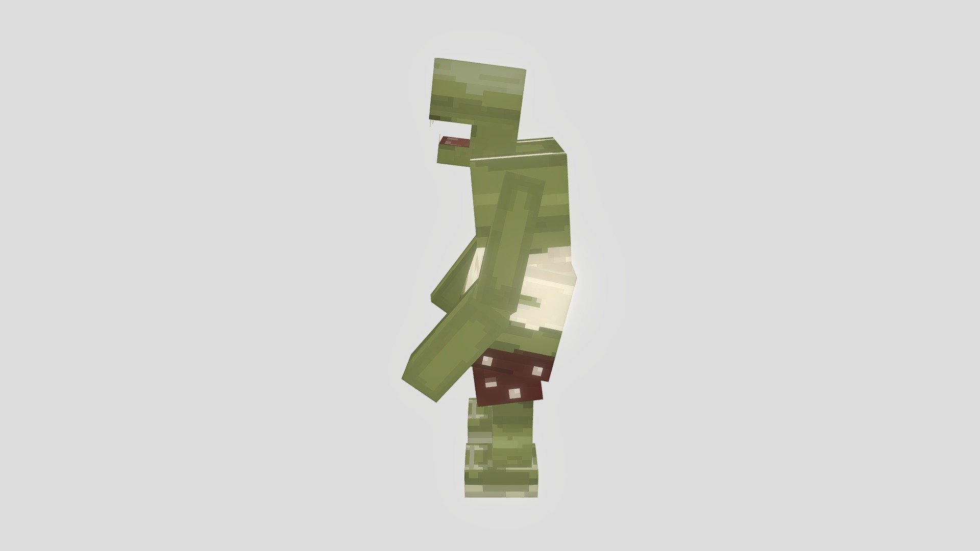 Fat Zombie / 3D MODELING - 3D model by Emrily [da66378] - Sketchfab