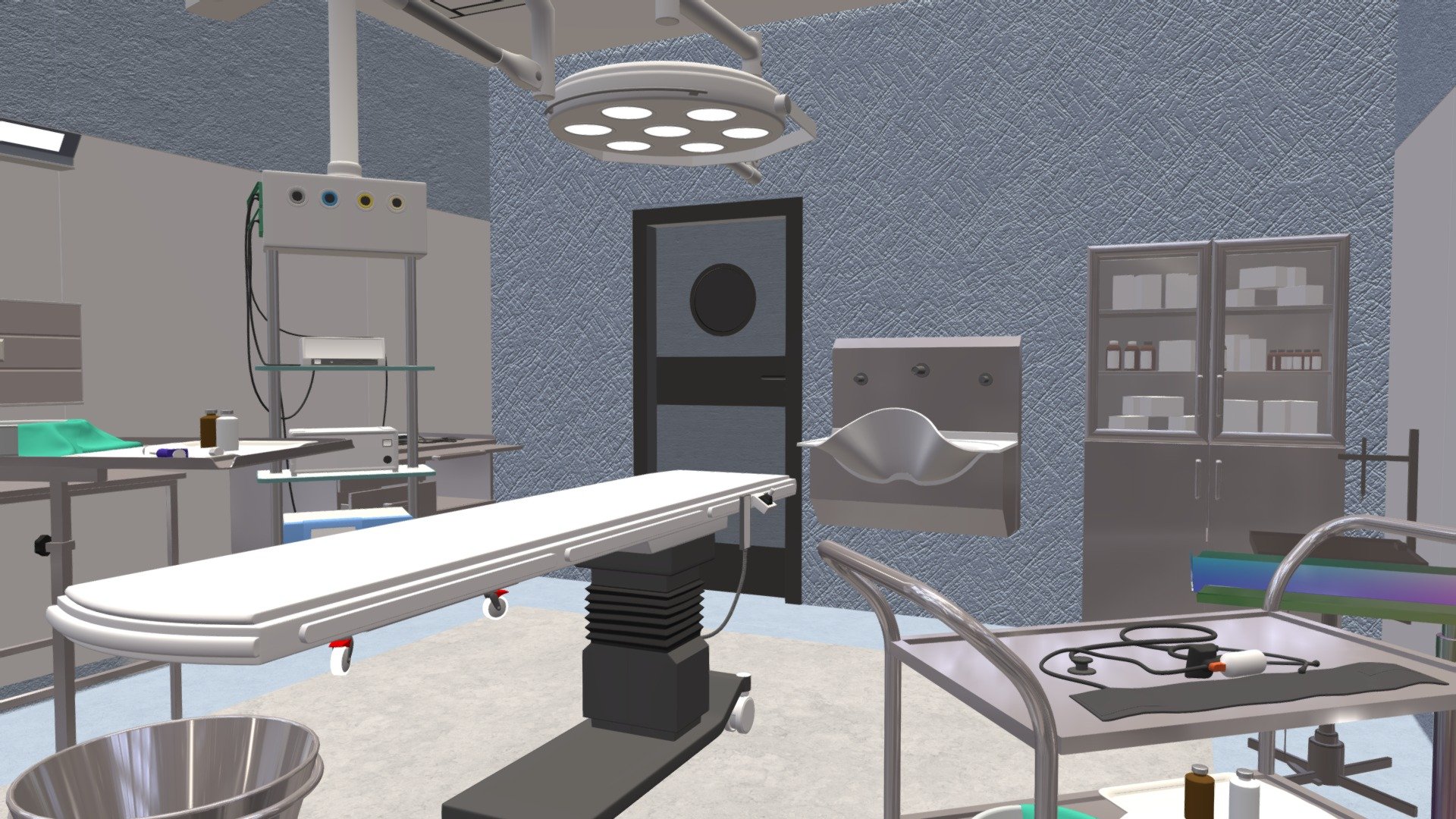 Surgical Room for operations - 3D model by foxart3d [da665d3] - Sketchfab