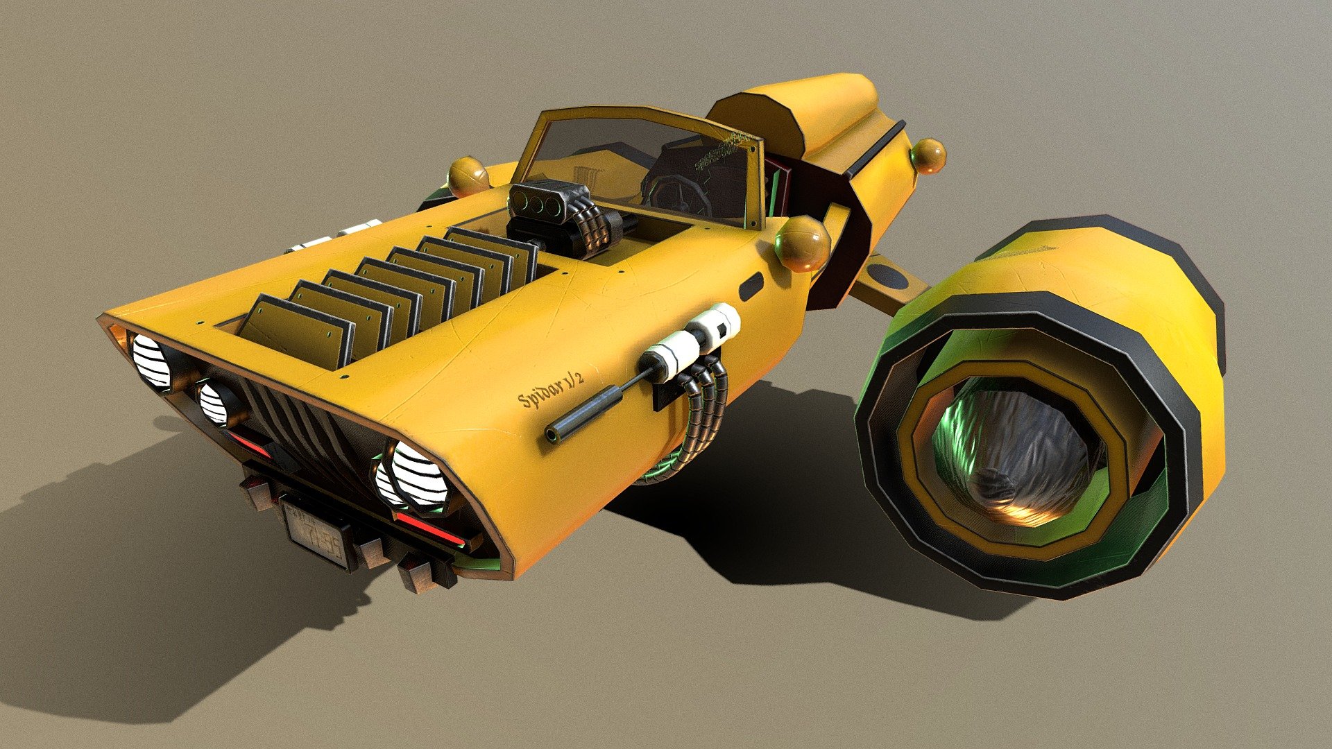 Spider Car - 3D model by Ramen (@otto520) [da69fb9] - Sketchfab