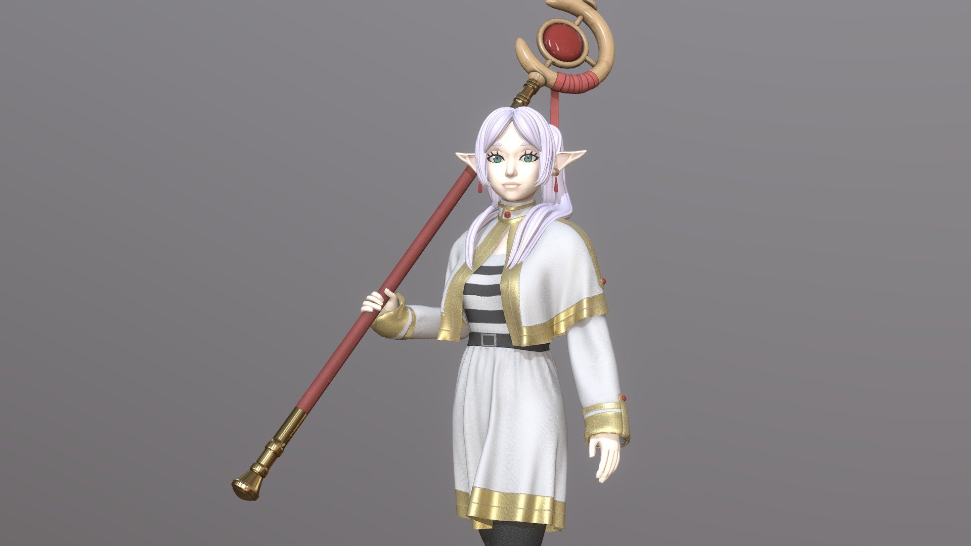 Frieren - 3D model by walter.villalbasilva [da6ac6b] - Sketchfab