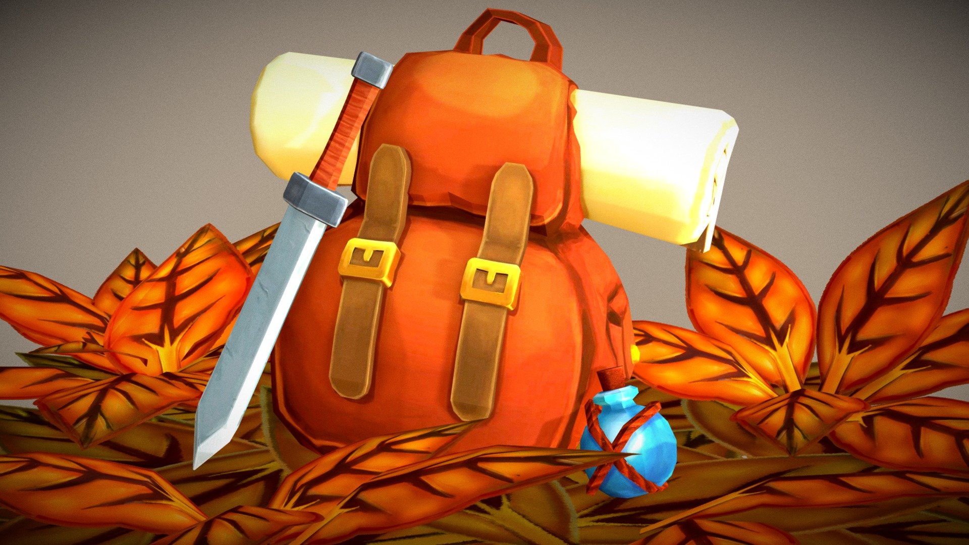 Adventurer backpack - Download Free 3D model by Li (@tailoroflight ...