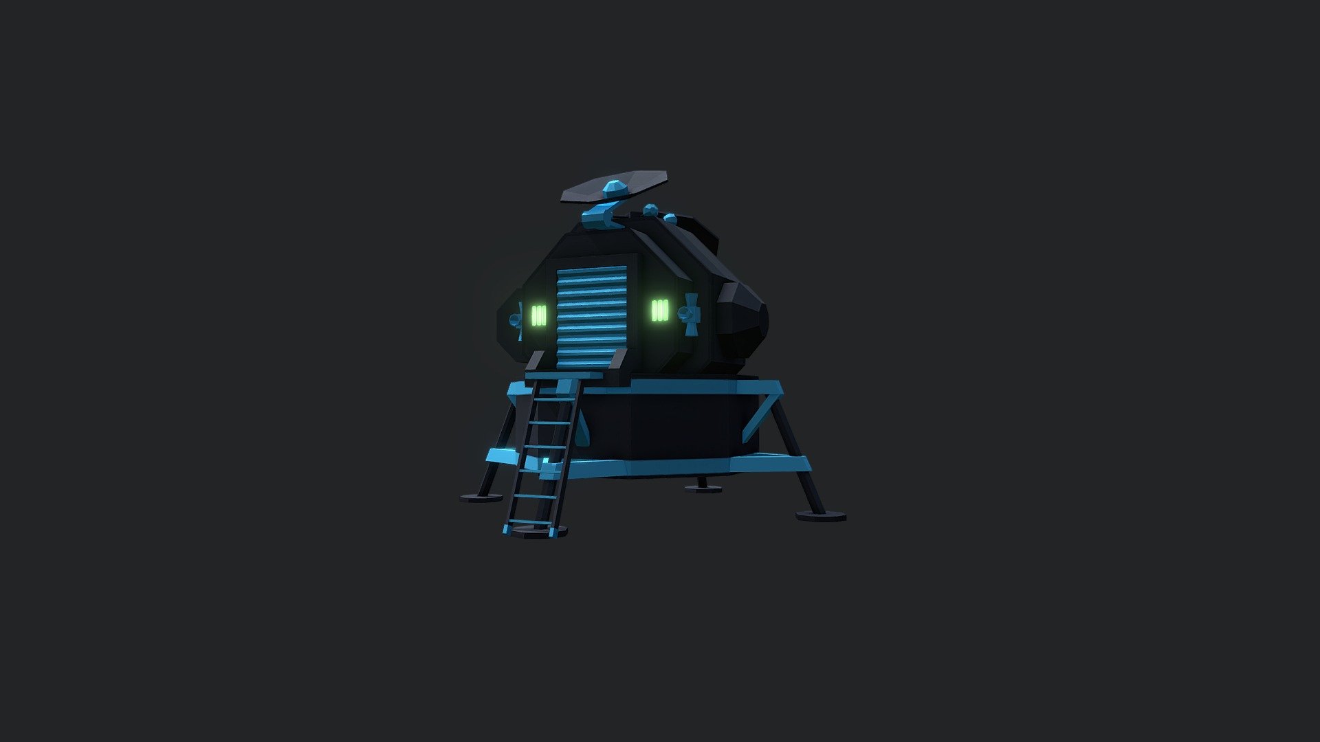 Moonlander - 3D model by AssetLegend [da6bd86] - Sketchfab