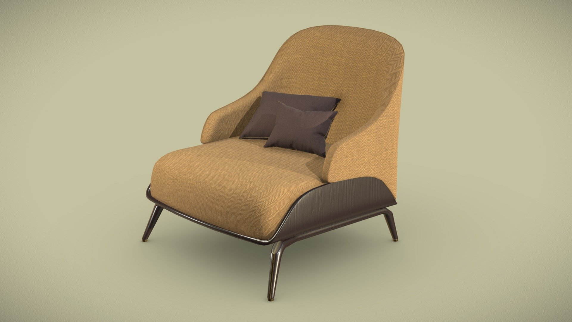 Brigid Armchair - Buy Royalty Free 3D model by AllQuad [da6c70a ...