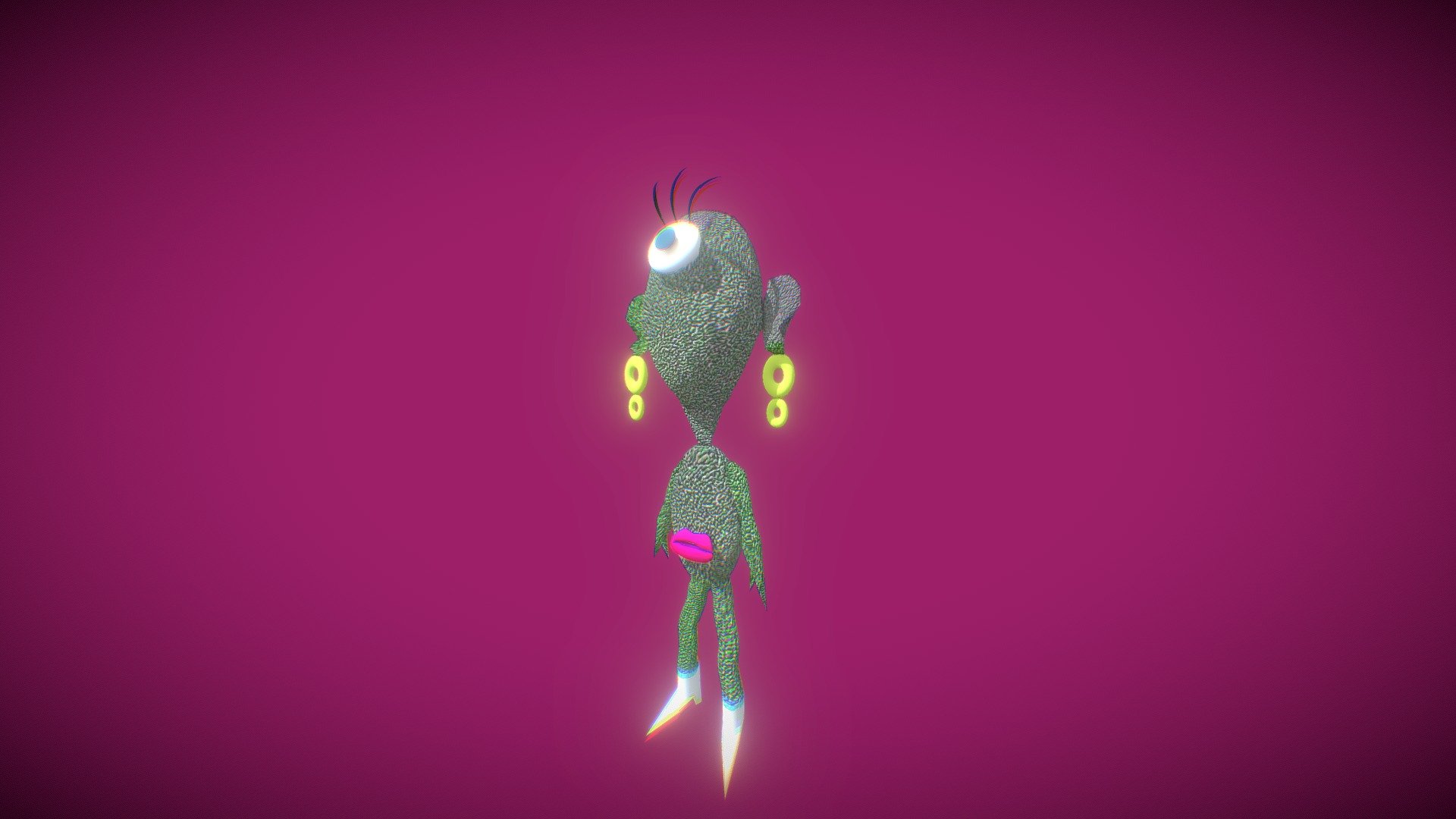 alien woman - 3D model by rn7678 [da6d7e4] - Sketchfab