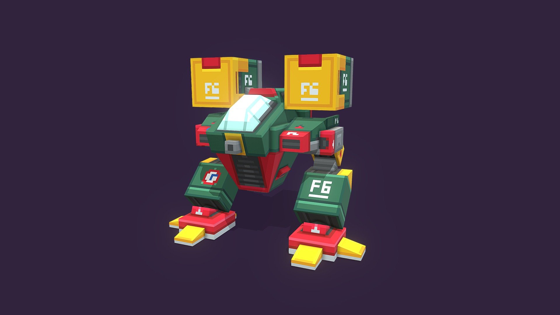 F-6t Big Foot (SA2:B) - 3D model by starborg [da6db22] - Sketchfab