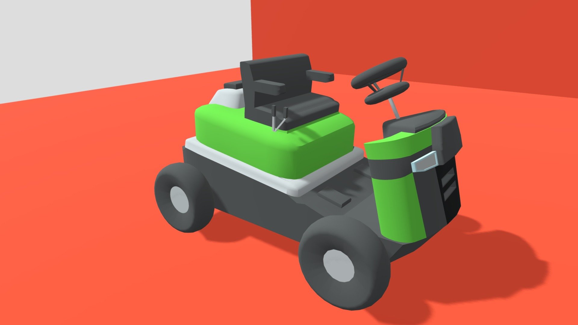 lawn-mower - 3D model by azul3Dworld (@gkcealparslan) [da6e3eb] - Sketchfab
