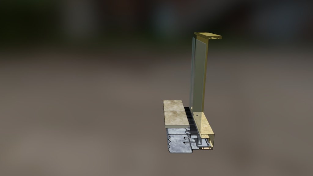 Balustrade and coping - 3D model by DarrenFalconer (@dfalconer84 ...