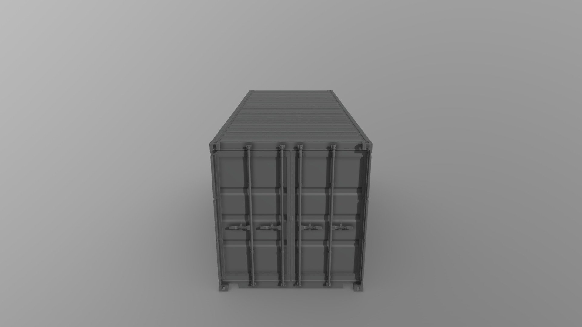 Realistic Damaged Shipping Container - 3D model by markxtp [da6f826 ...