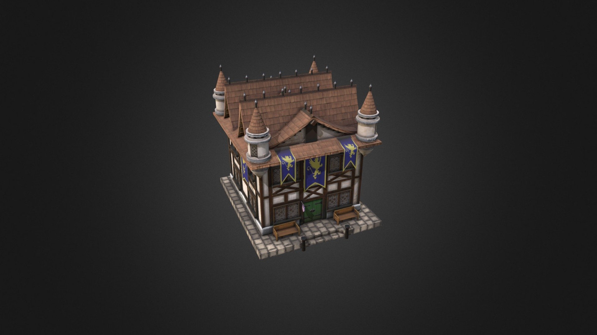 HoMM3 Castle Capitol building - Download Free 3D model by SlagPerch 3D ...