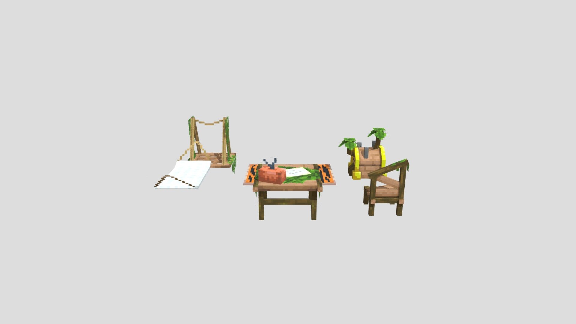 Jungle Crate Set - 3D model by rinkenshire [da70052] - Sketchfab