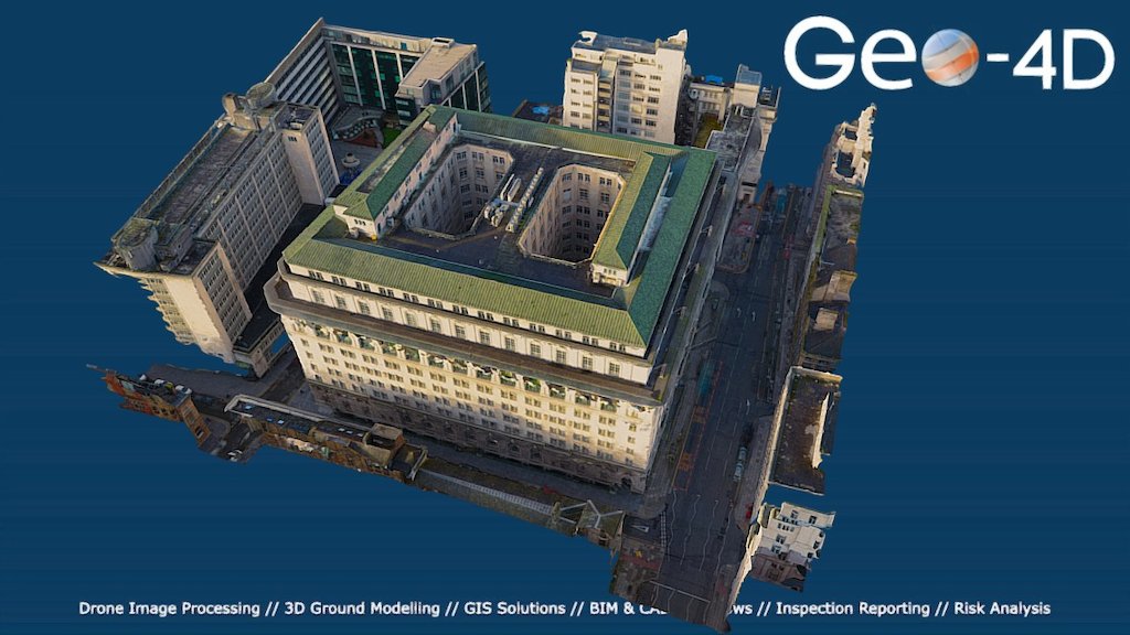 Drone Building Model - 3D model by Geo-4D [da73f6c] - Sketchfab