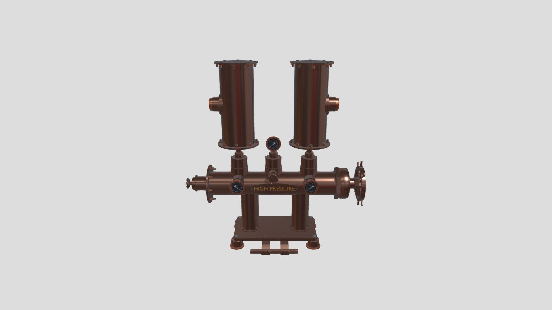 Steam Punk pump - Download Free 3D model by porut4ik1994 [da74215 ...