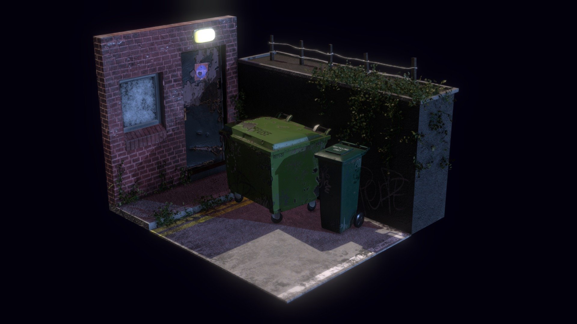 Dumpster - Download Free 3D model by elphicksamuel [da76ac7] - Sketchfab