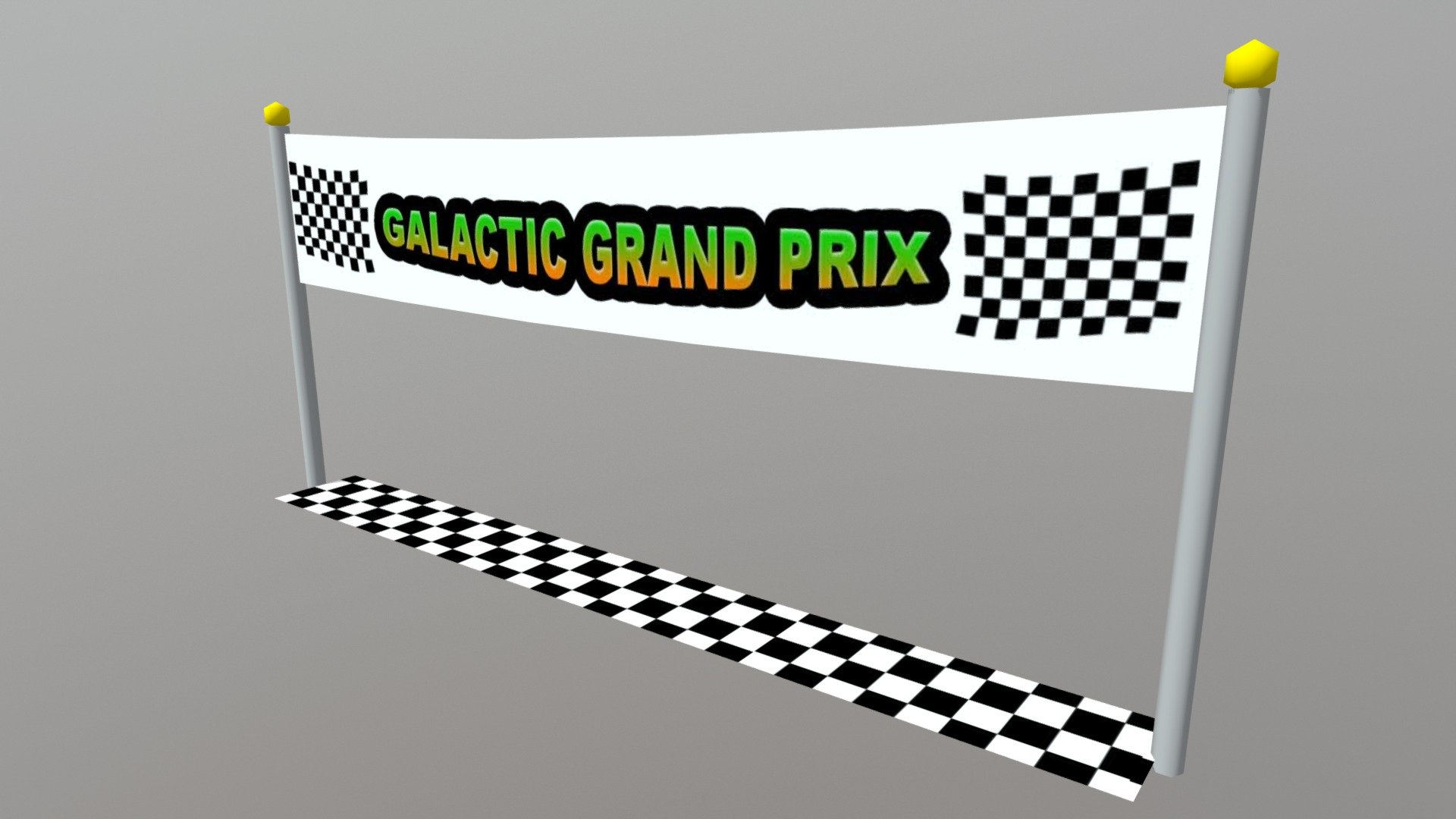Low poly - Starting line - 3D model by Sara (@SaJoon) [da781d4] - Sketchfab