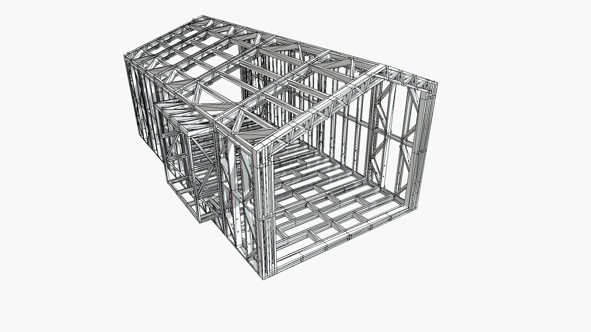 Modular houses - 3D model by KARKAS.KG (@karkas.kg1) [da781d5] - Sketchfab