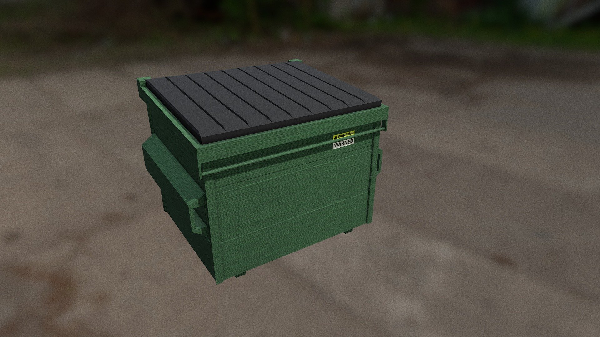 Dumpster (3yd) - Download Free 3D model by Pichael Productions ...