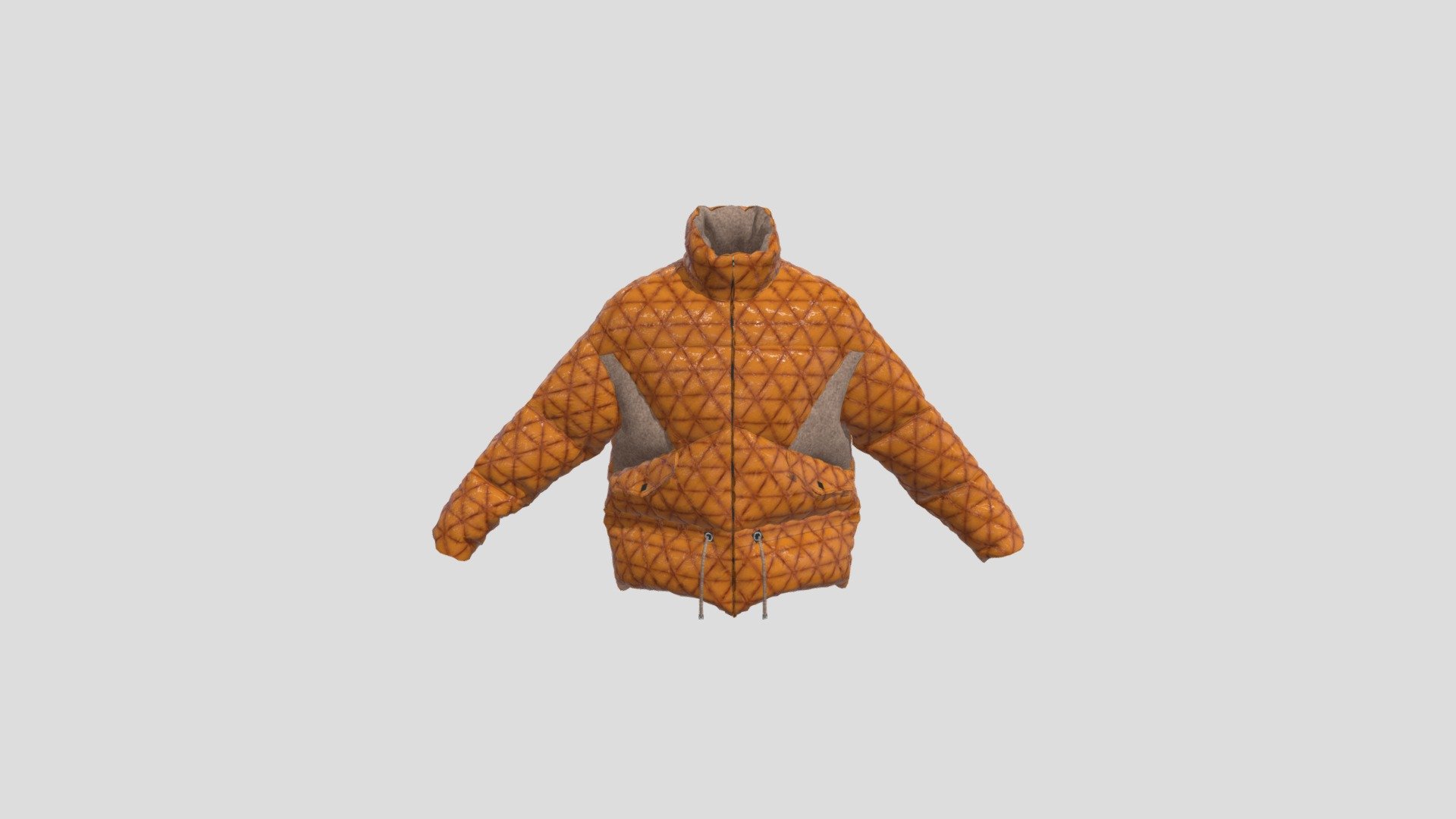 Puffer Jacket OBJ Low Poly - 3D model by patterndraft [da7baf4] - Sketchfab