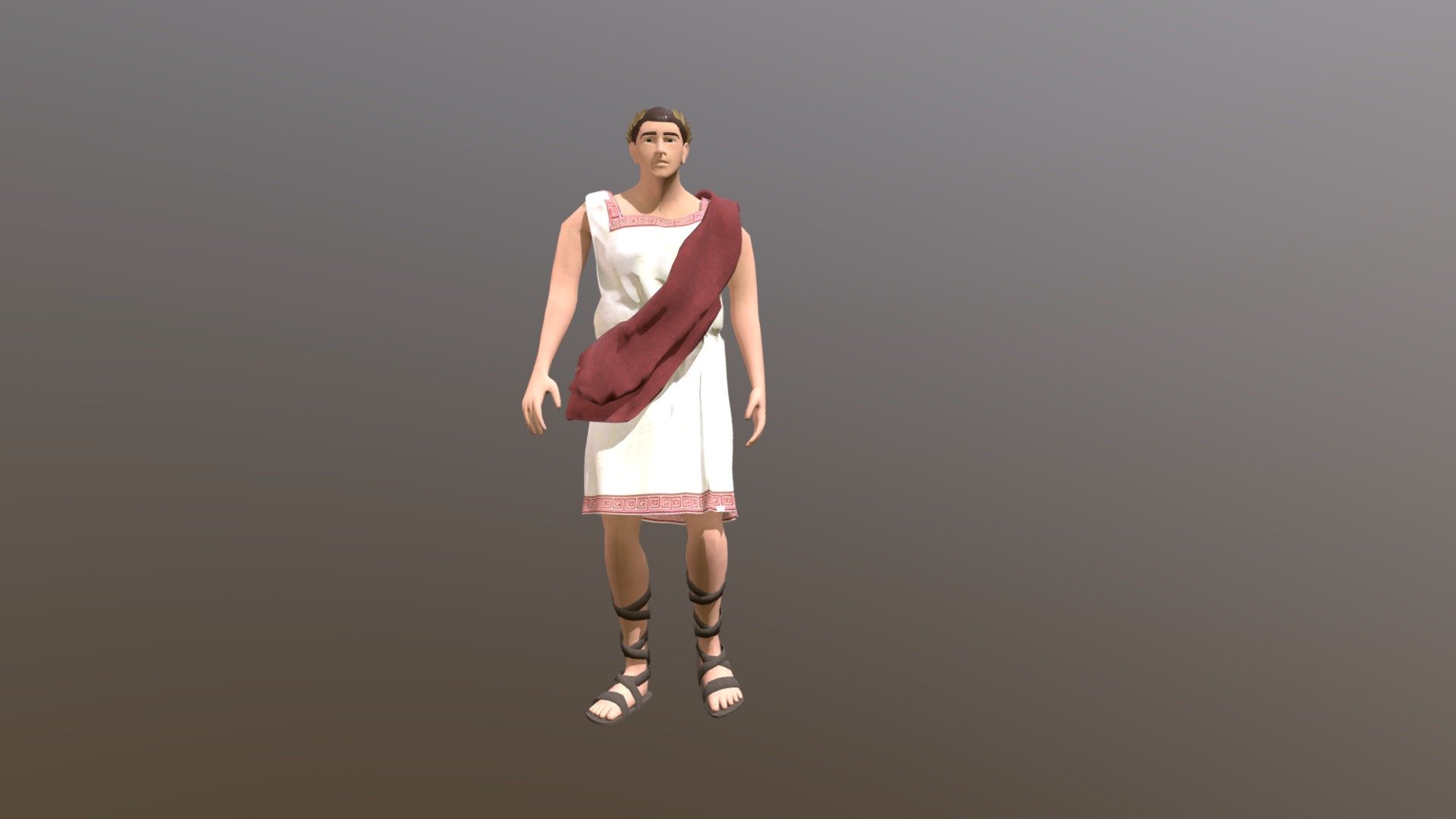 Roman character - 3D model by Equipe5NantesWS1 [da7d376] - Sketchfab