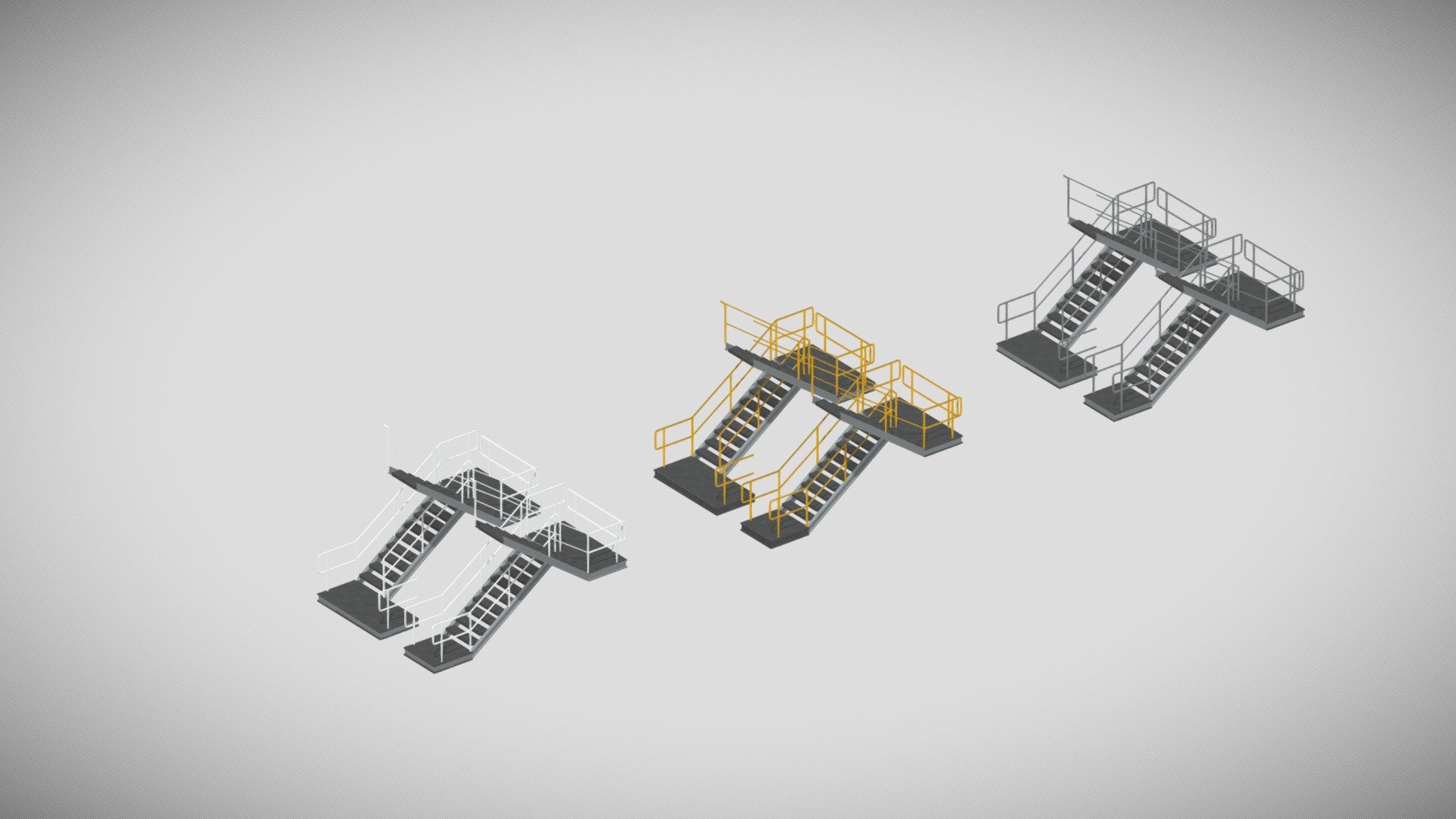 Egress Stairs - 3D model by Maliw Digital Studios (@MaliwStudios ...