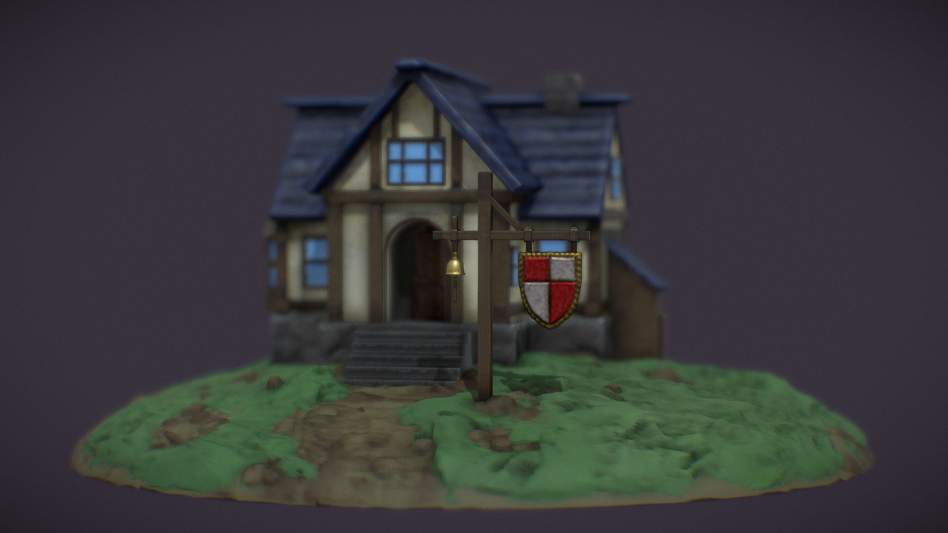 Medieval Pub Miniature Style - Buy Royalty Free 3D model by Tom Johnson ...