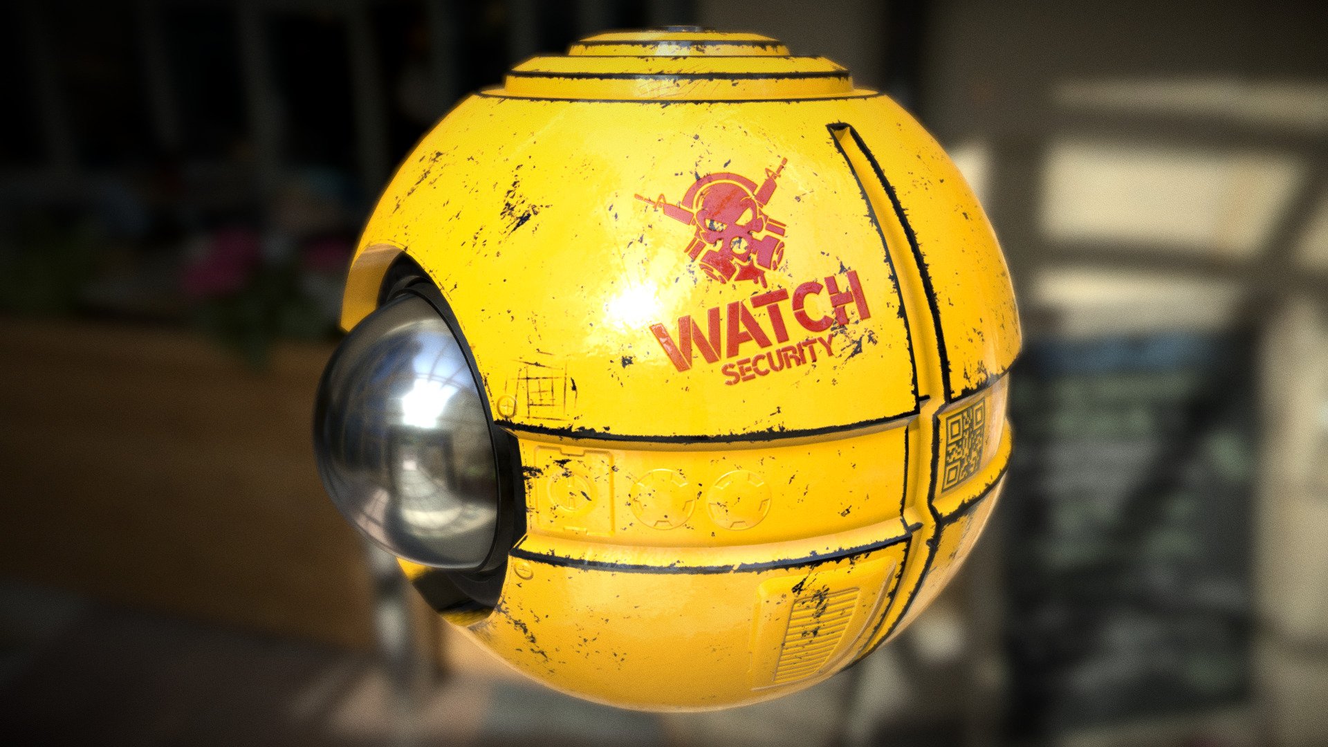 Security Bot - Download Free 3D model by nomercy.rms [da80611] - Sketchfab