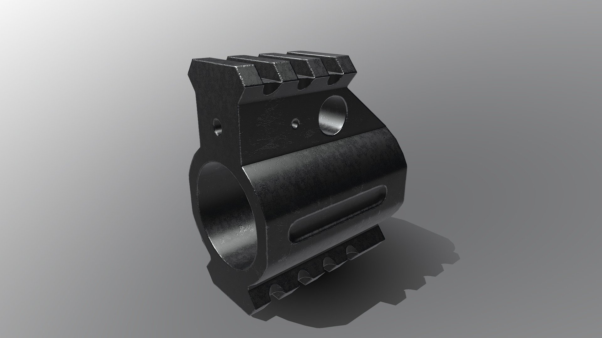 Gas Block - 3D model by azizyi [da809f9] - Sketchfab