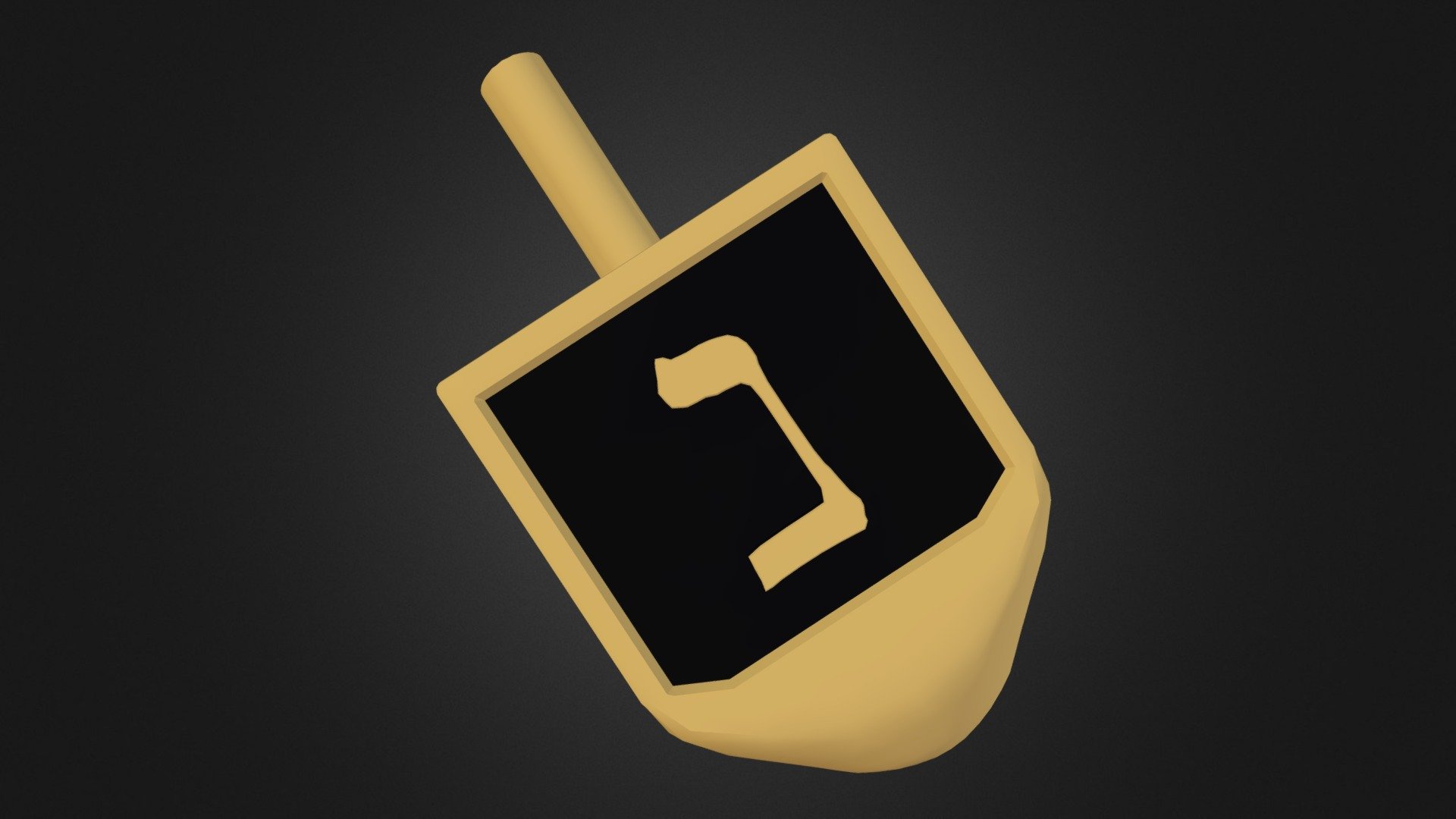 Dreidel! - 3D model by sweenist [da840d2] - Sketchfab