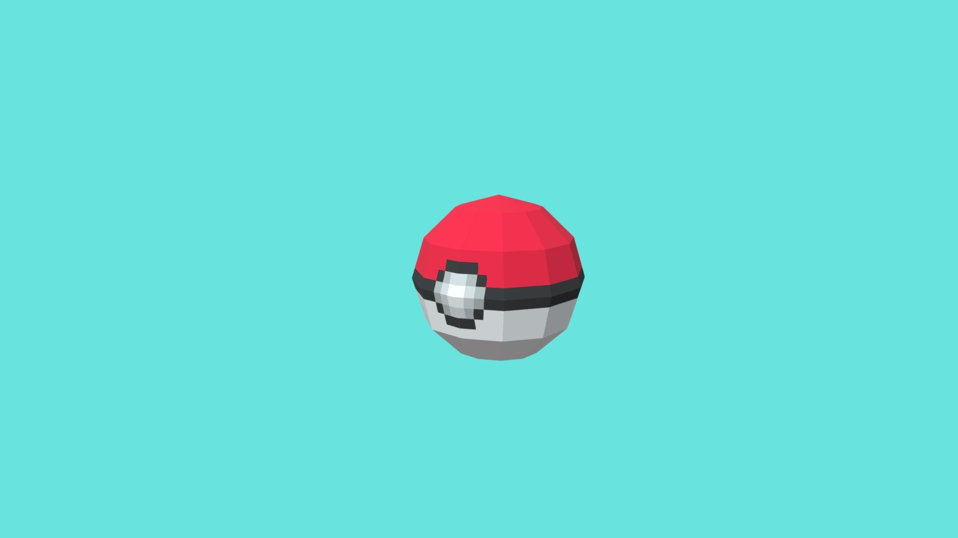 Low Poly Pokeball - 3D model by LeYe [da875d7] - Sketchfab
