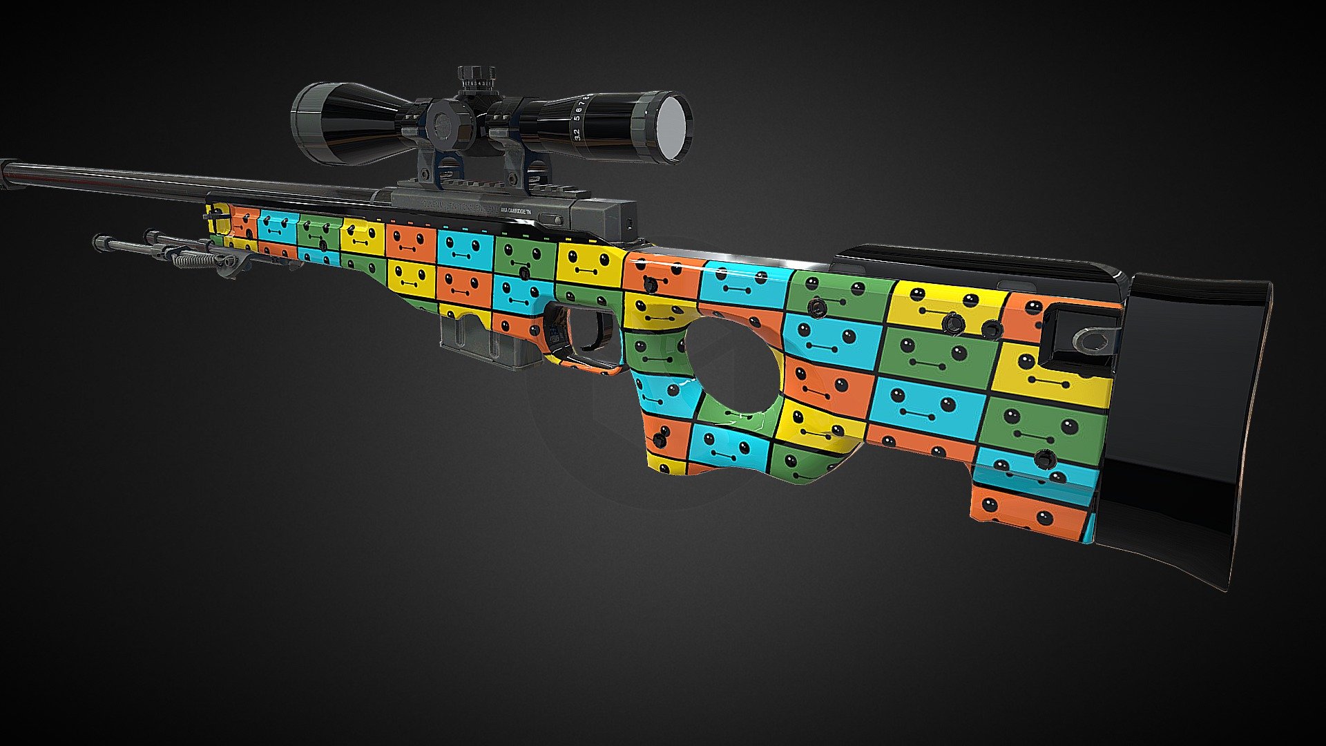 AWP Rusty - Download Free 3D model by Otrowero [da880ca] - Sketchfab