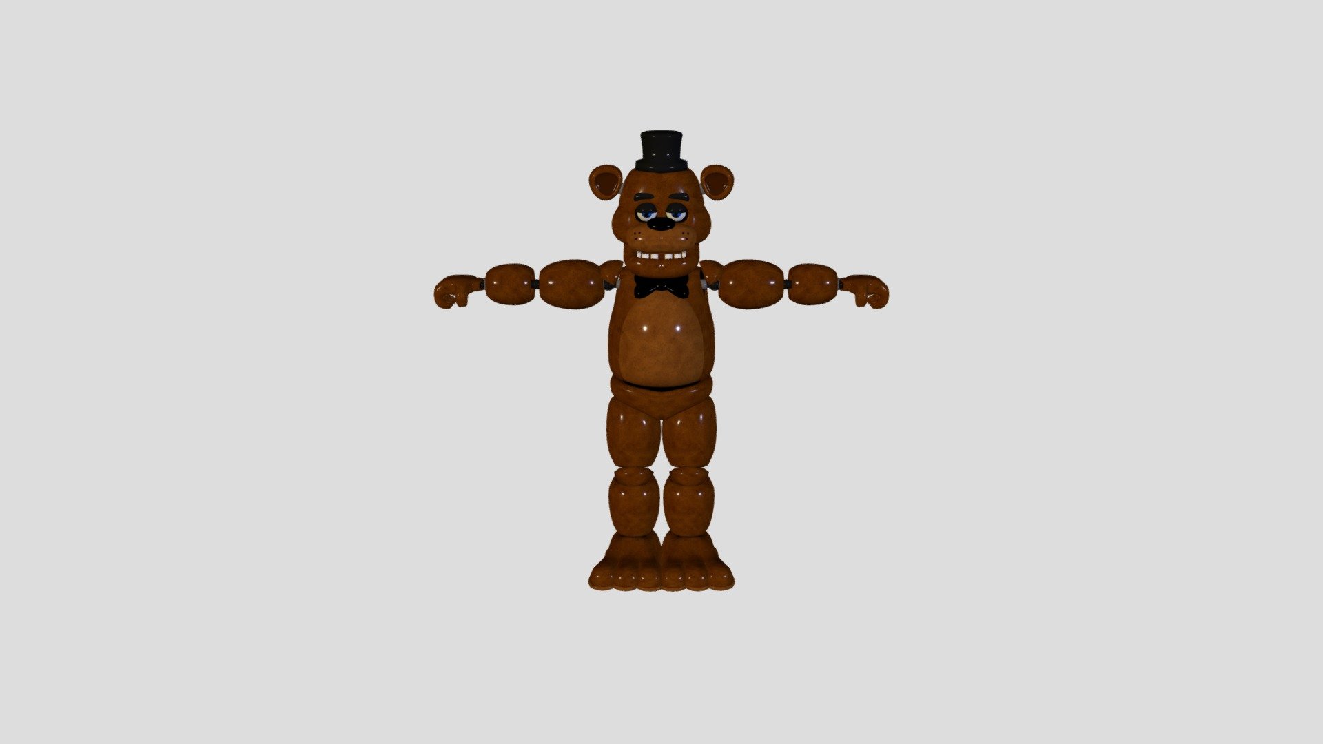 FNaF 1 Freddy [Everything Animations] - Download Free 3D model by ...