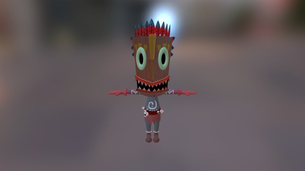 Tikki_Mask - 3D model by camilotorres [da89c95] - Sketchfab